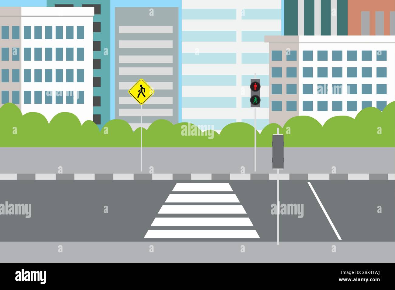 Safe Pedestrian Stock Vector Images Alamy