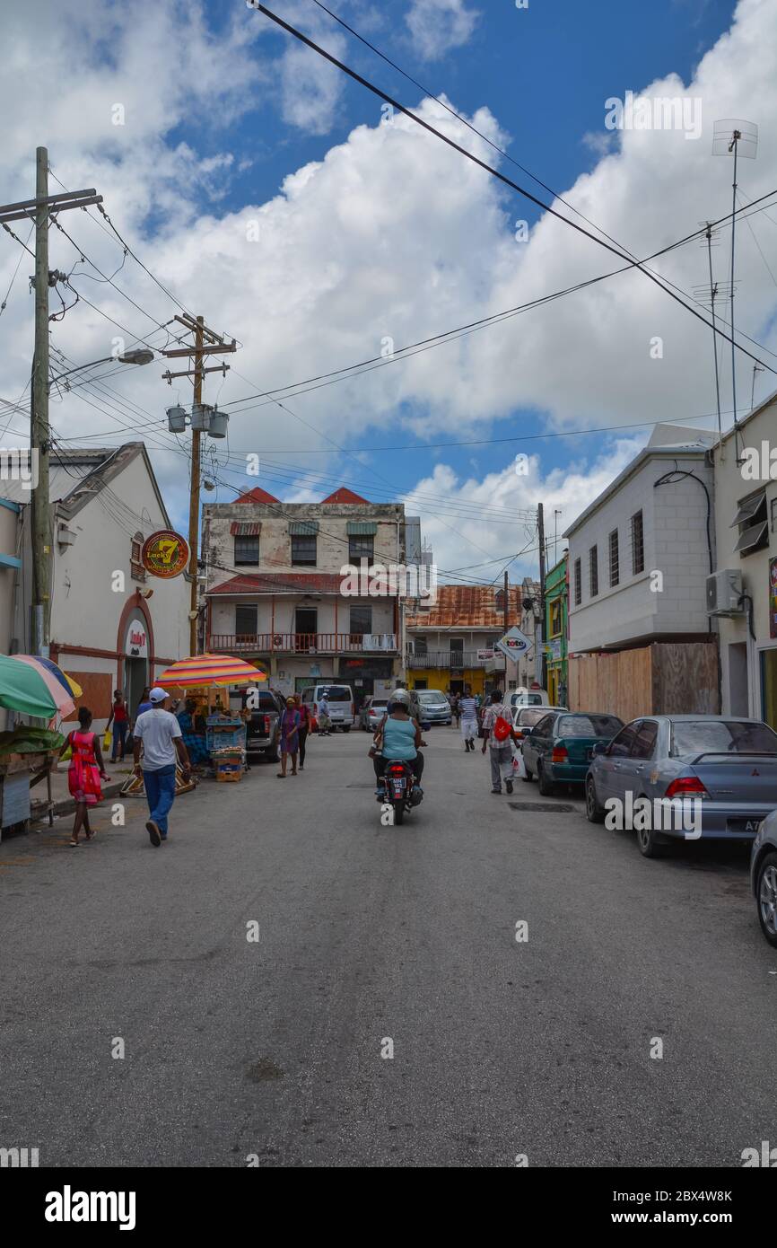 Barbados street scene hi-res stock photography and images - Alamy