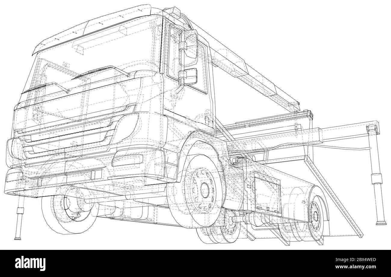 Tow truck for transportation faults and emergency cars vector ...