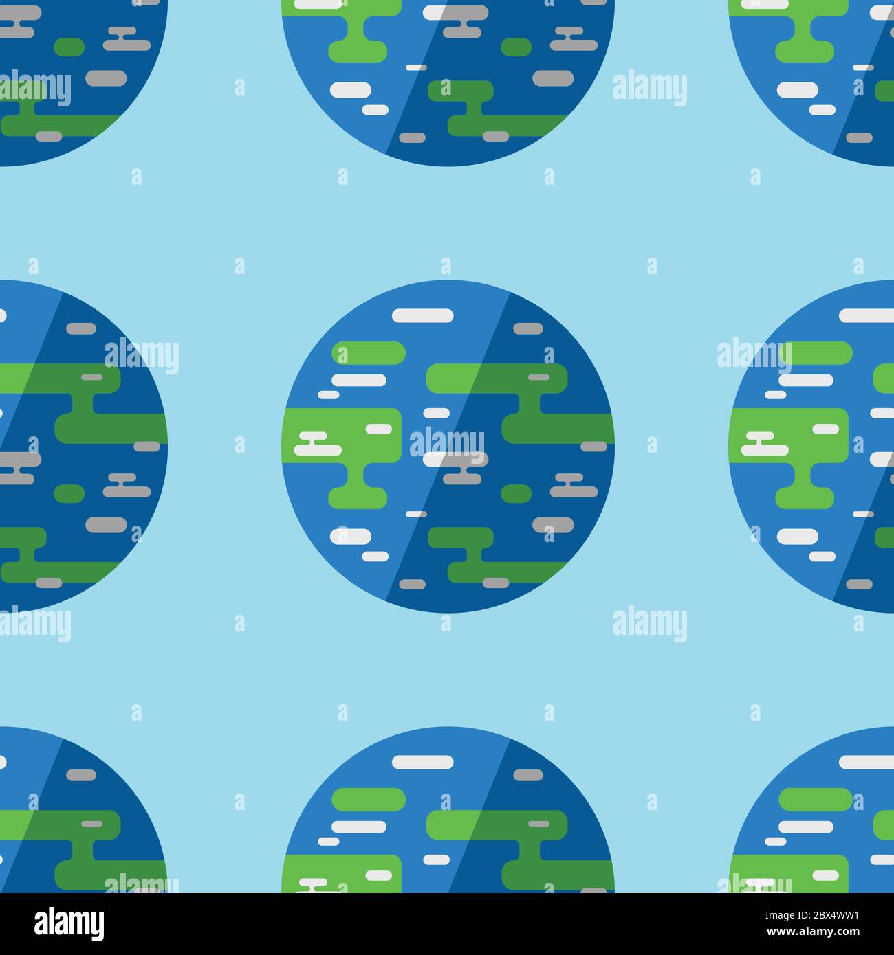 Seamless pattern of earth planet Stock Vector Image & Art - Alamy
