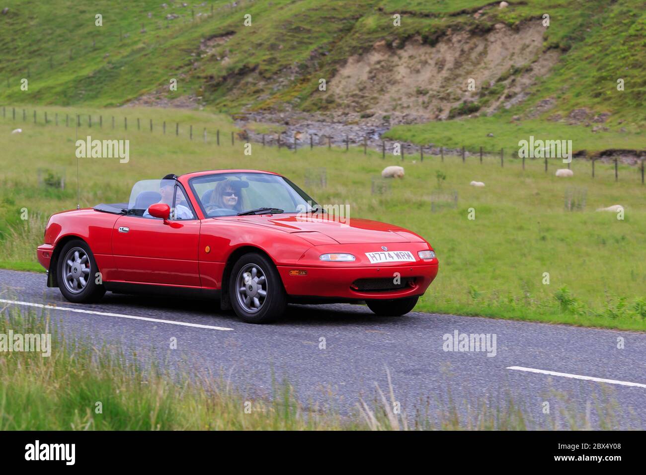 Mazda mx5 rally car in hi-res stock photography and images - Alamy
