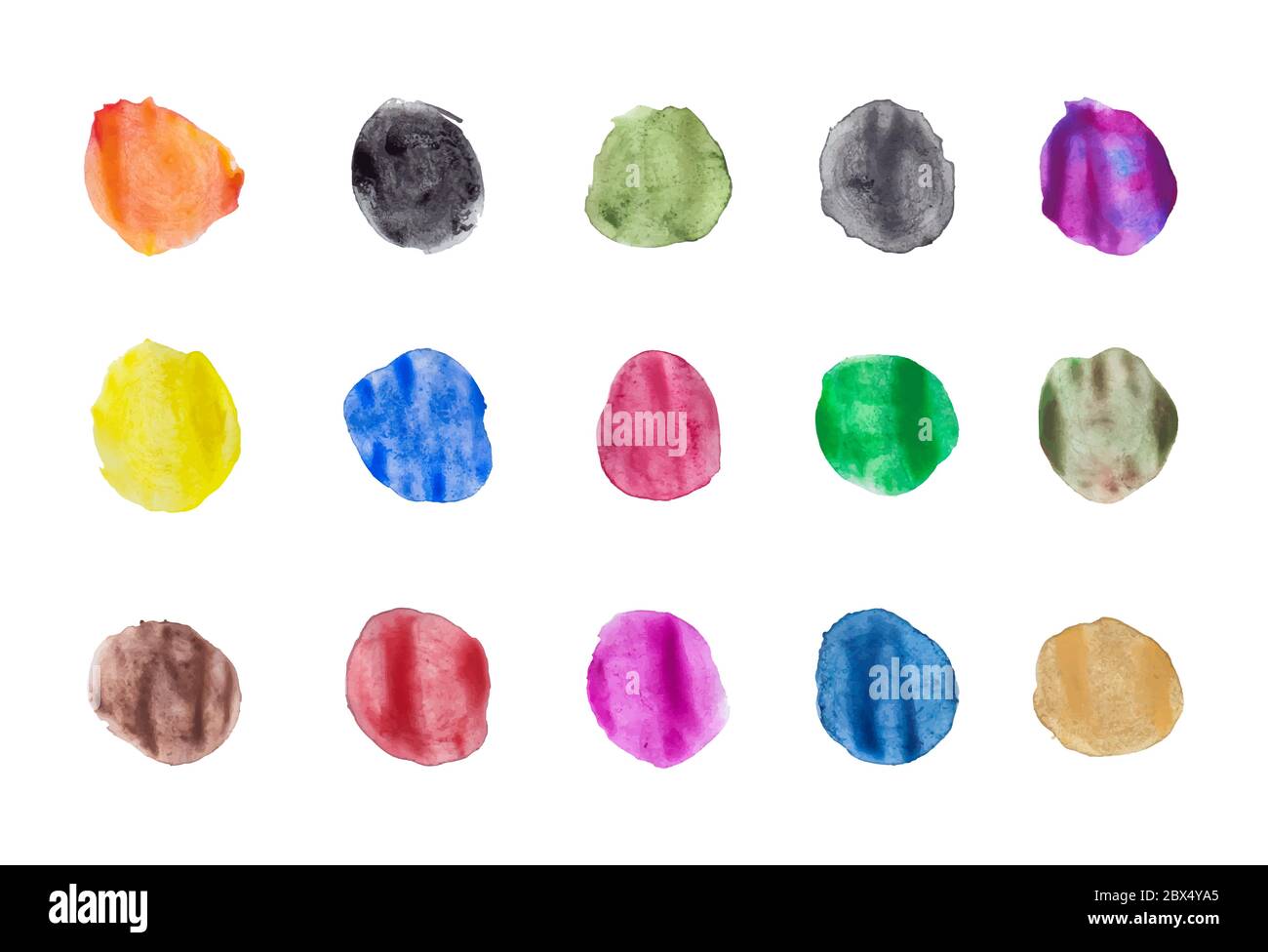 Color stains, blobs of different colors Stock Vector Image & Art - Alamy