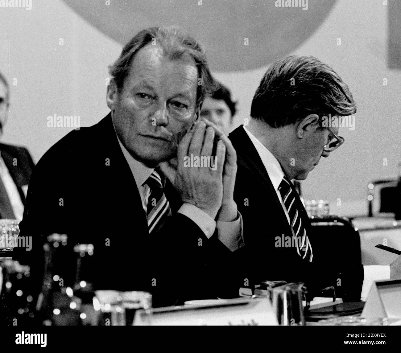 Germany / Parties / SPD / 1979 Willy Brandt, Helmut Schmidt. Party ...