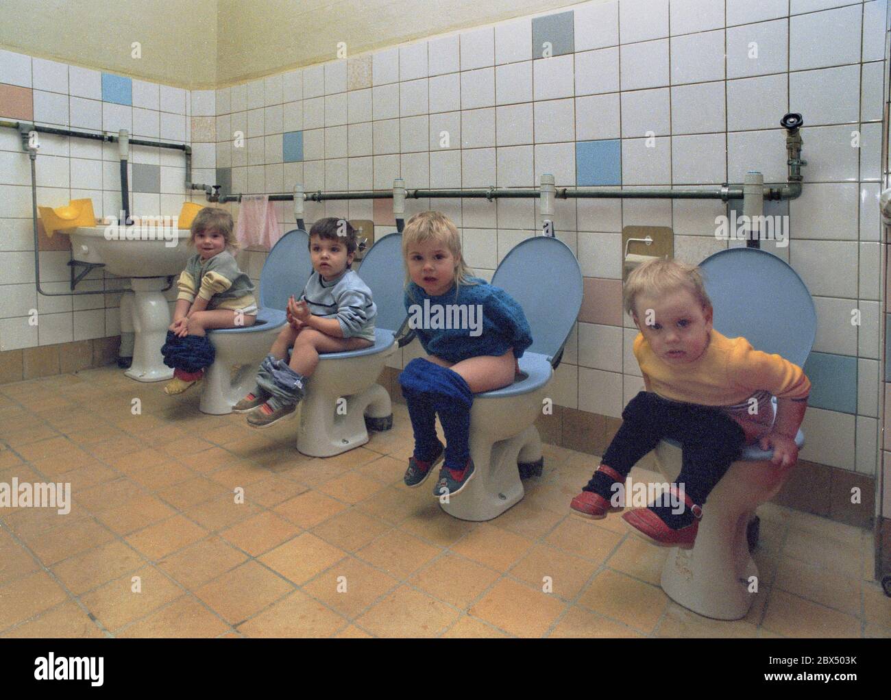 Toilet training day care hi-res stock photography and images - Alamy