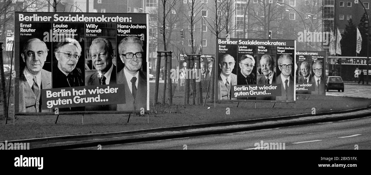 Berlin / Parties / 1979 Election campaign, election March 1979 to the ...