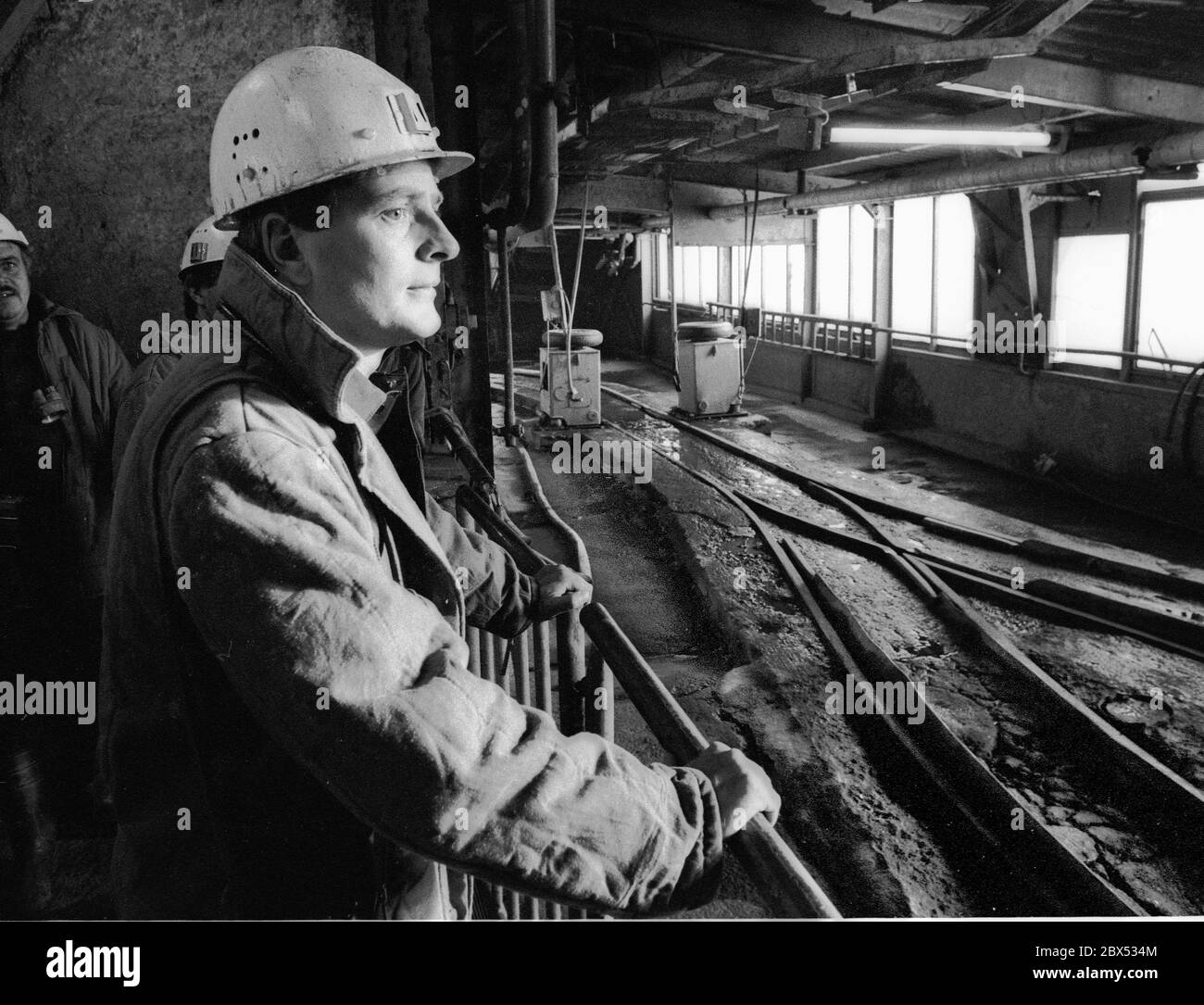 Federal States / Thuringia / GDR / 9 / 1990 Uranium mining in Ronneburg ...