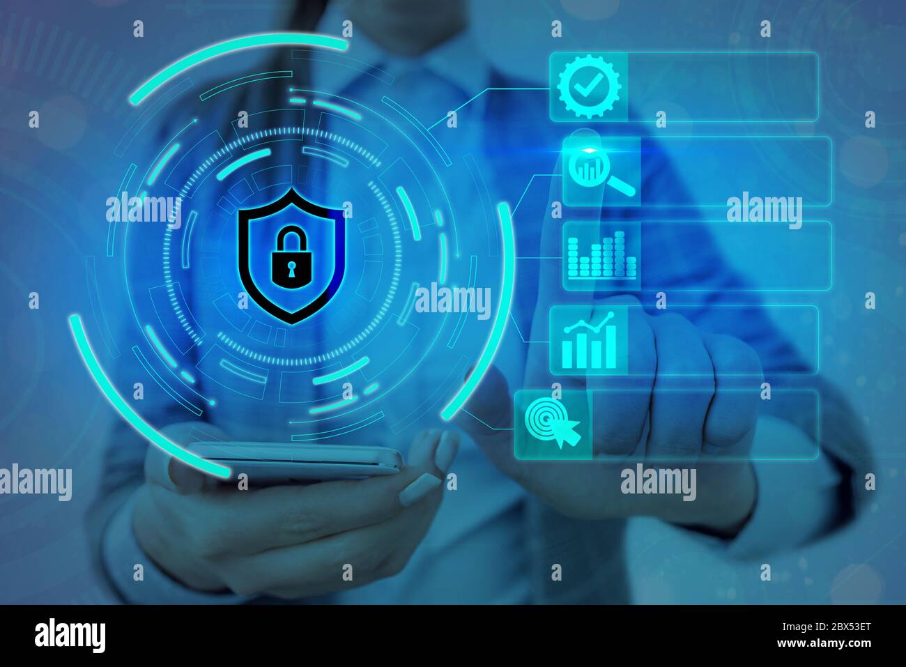 Graphics Padlock For Web Data Information Security Application System ...