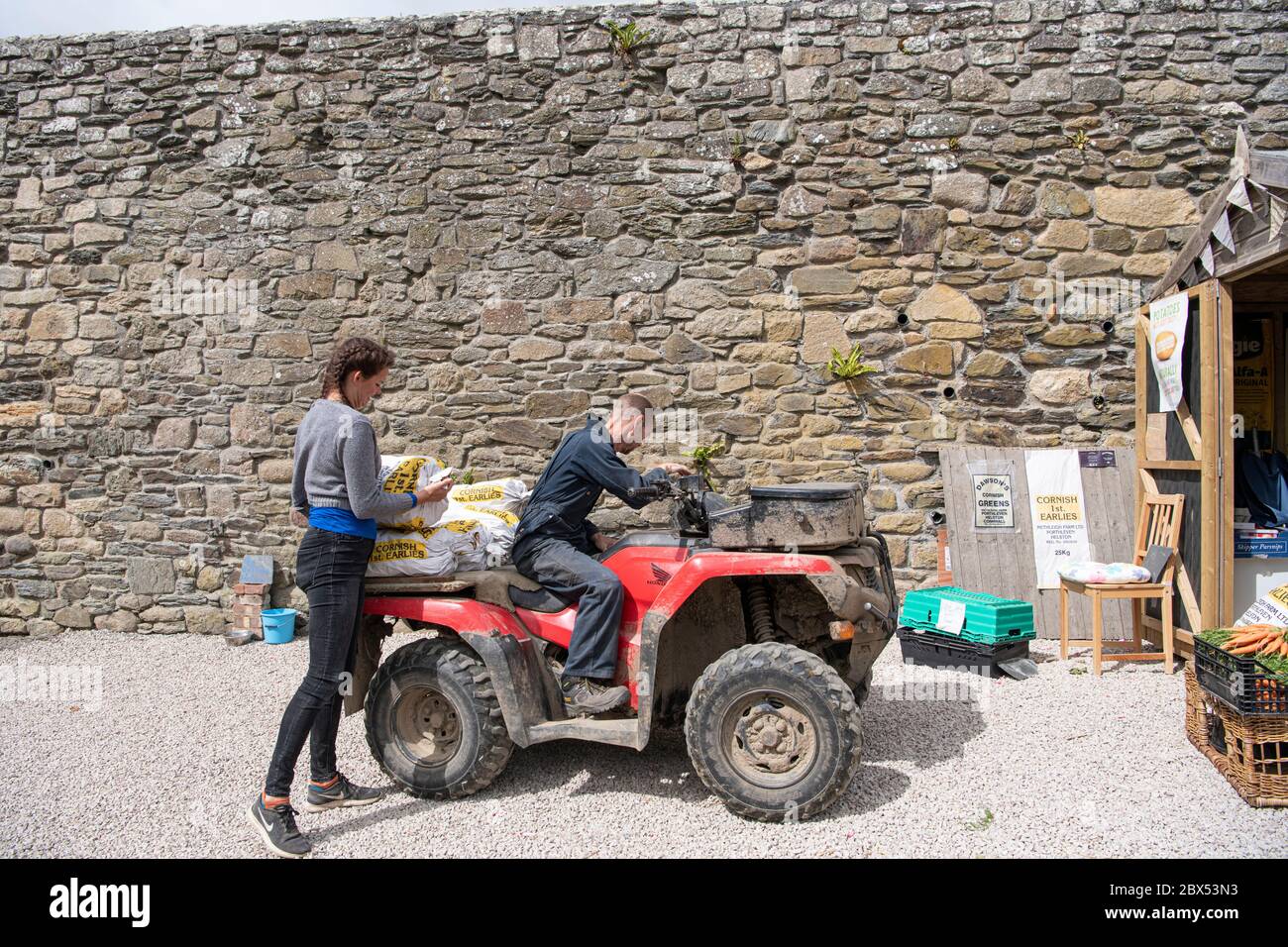 Half a mile from Porthleven, reached by way of the, is the ancient ...
