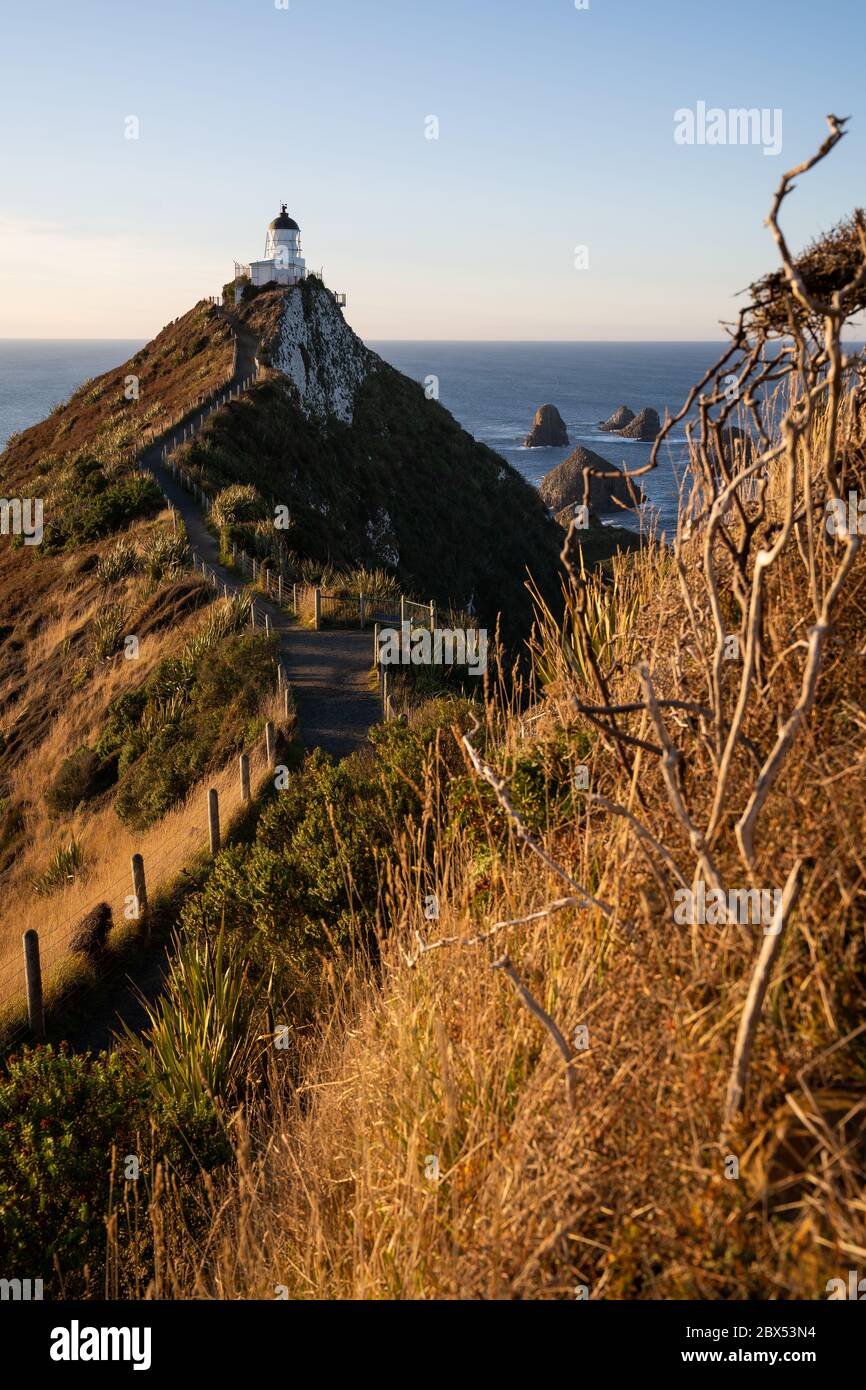 A part of Nugget Point is one of the most beautiful landforms along the ...