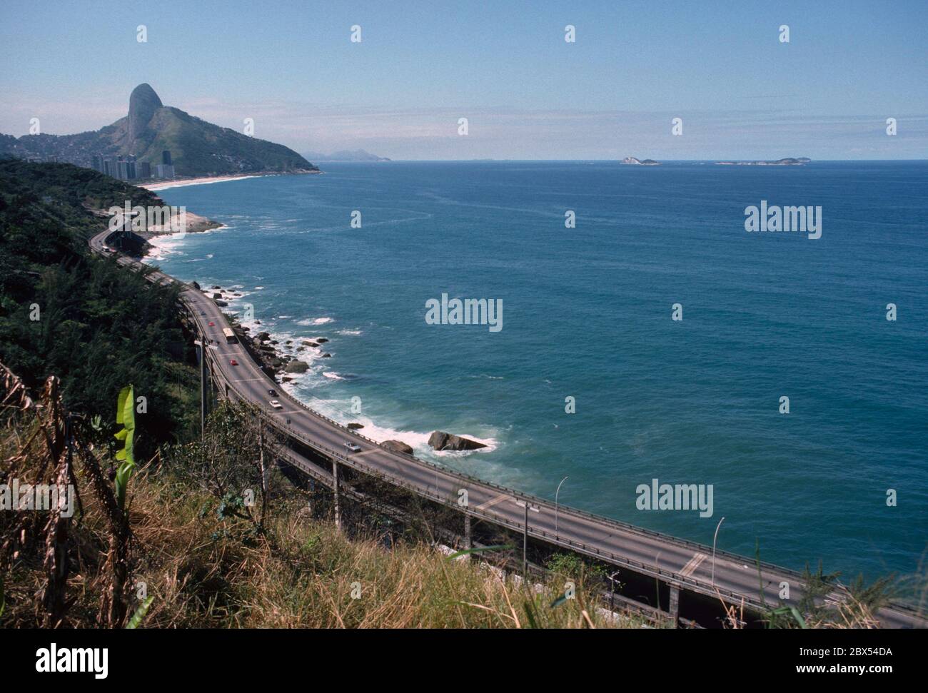 BRA, Brazil : View of Rio de Janeiro bay , August 1989 Stock Photo - Alamy