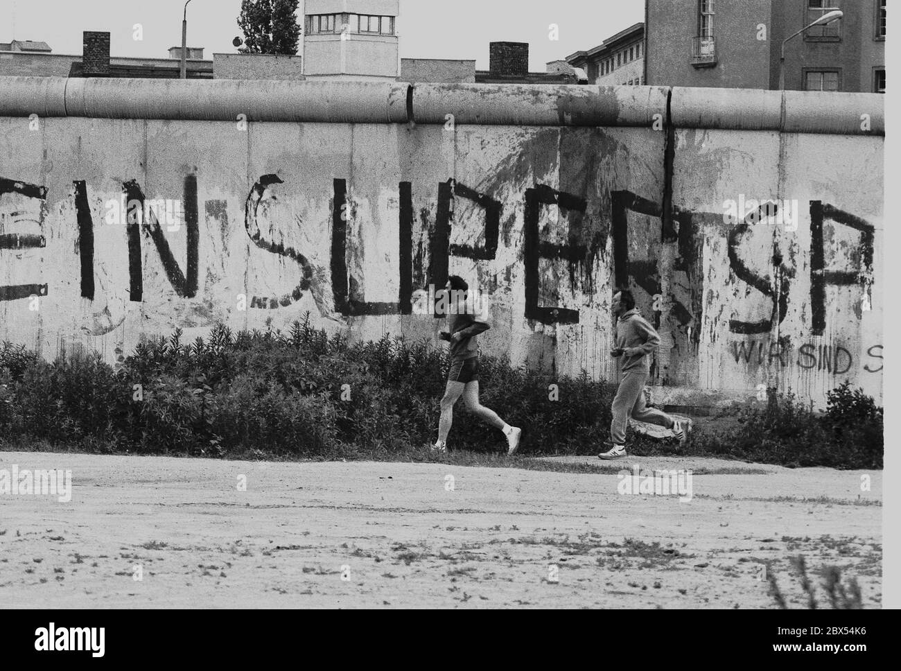Berlin City / Wall / City / Tiergarten / Mitte/ 1982 View of Potsdamer ...