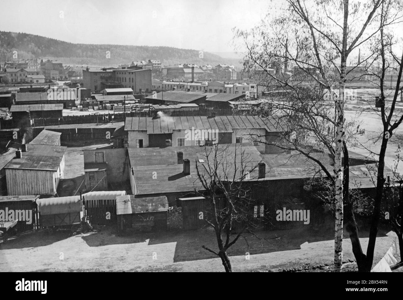 The shanty town on the outskirts of Karlovy Vary served as a makeshift ...