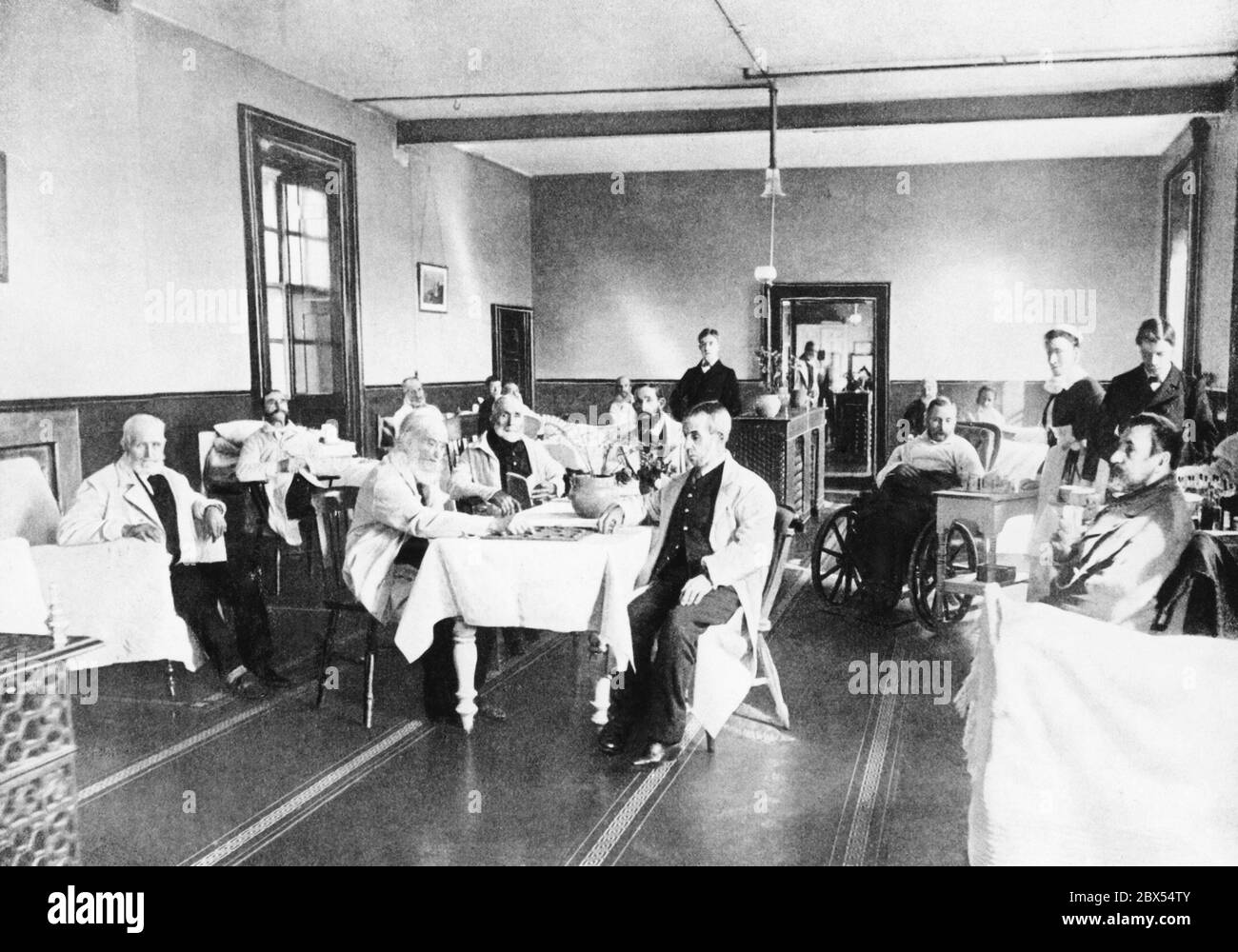 Former old peoples home Black and White Stock Photos & Images - Alamy