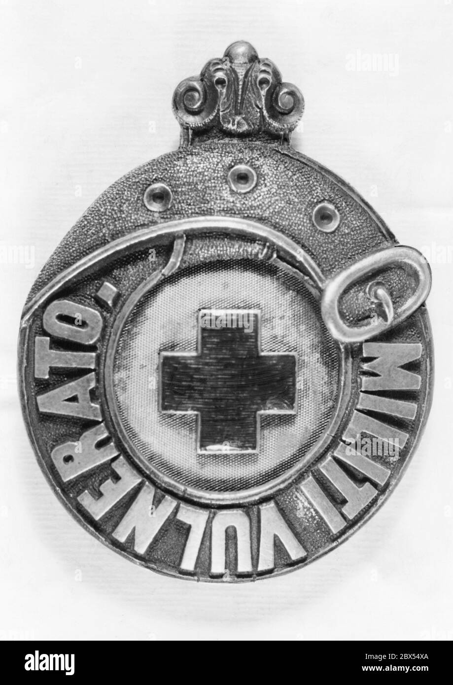The first badges of the Red Cross from 1866, which were made from ...