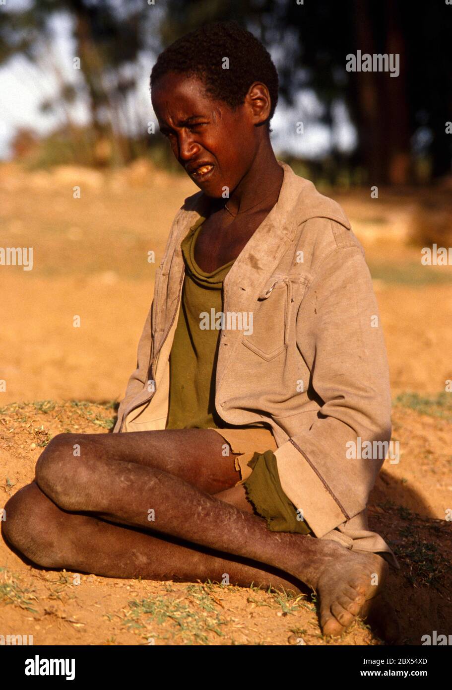 ETH , ETHIOPIA : A boy in Tigray province during the drought in March ...