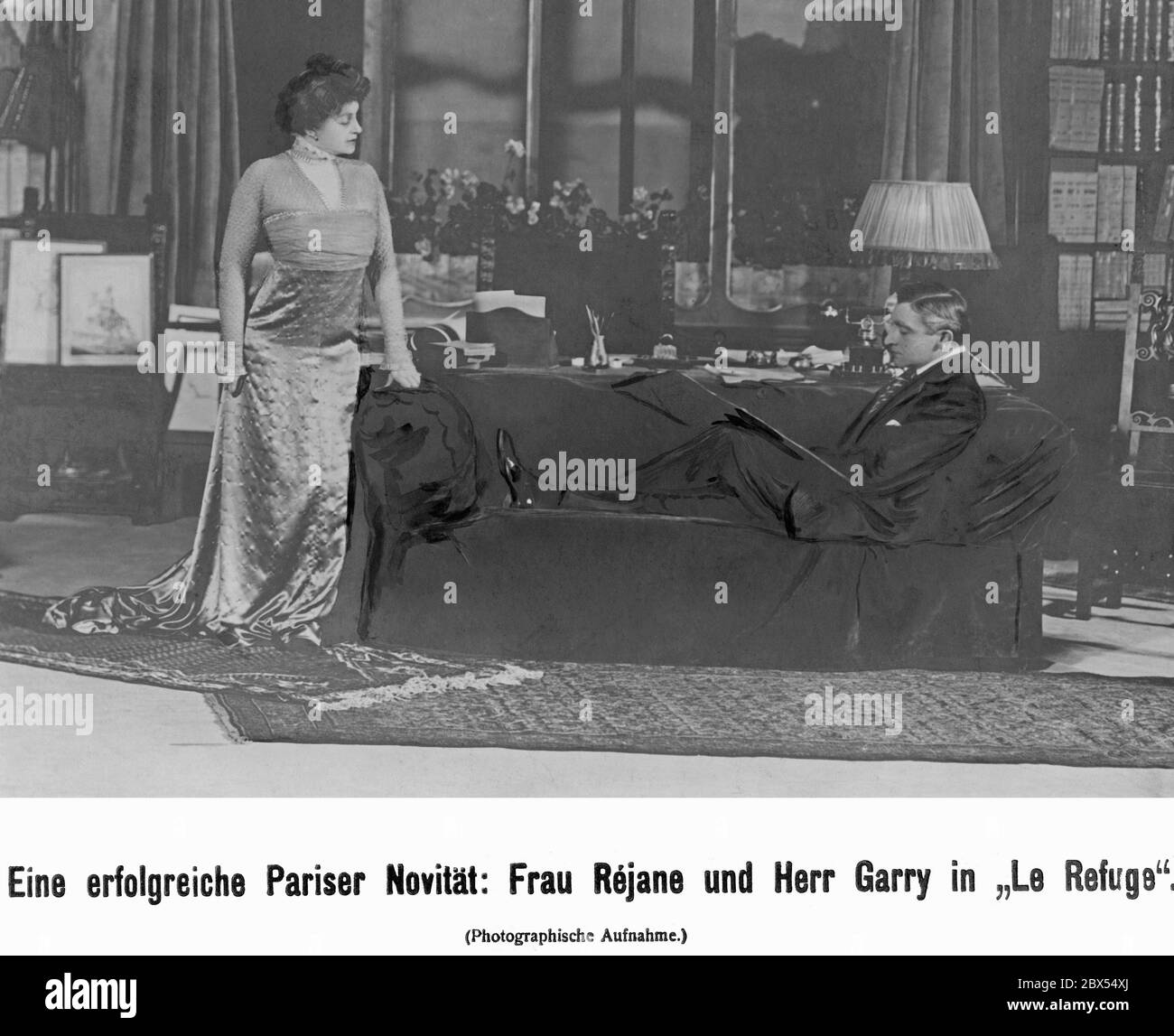 Mrs Rejane and Mr Garry in "Le Refuge Stock Photo - Alamy