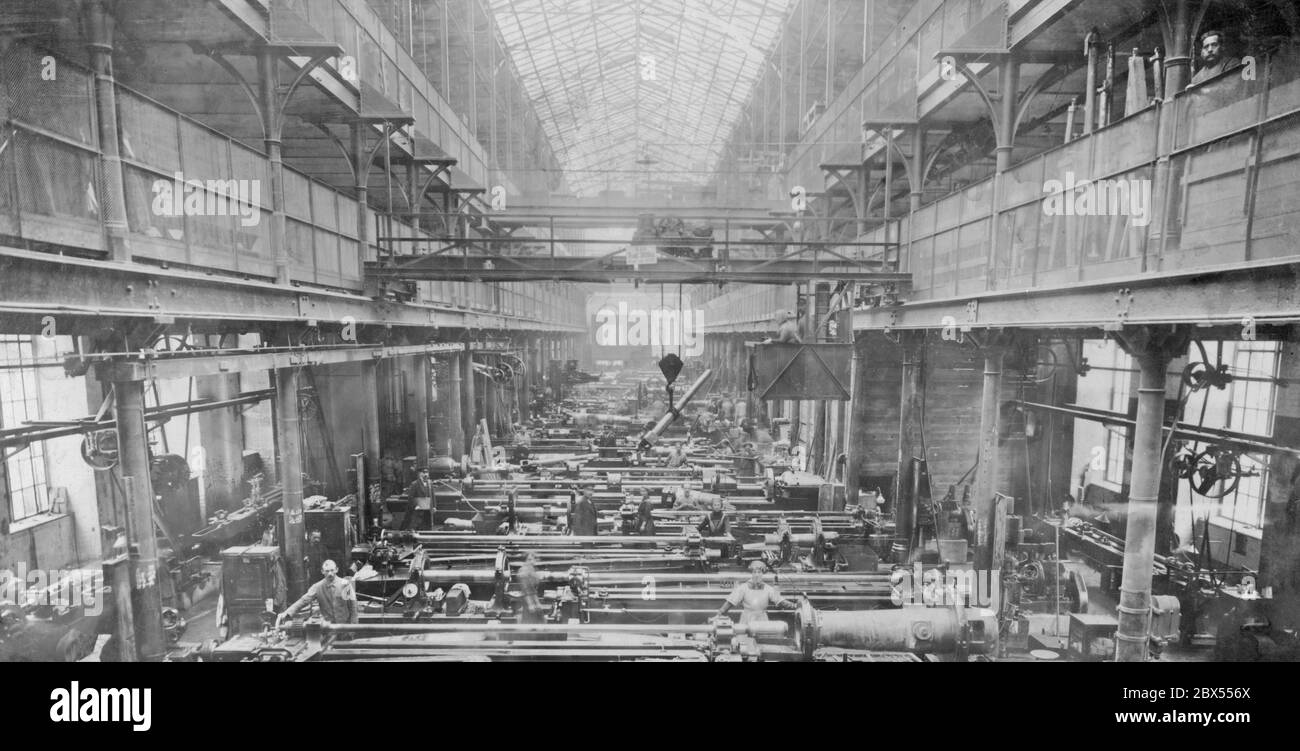 Gun boring mills are manufactured in the side hall of a state ...