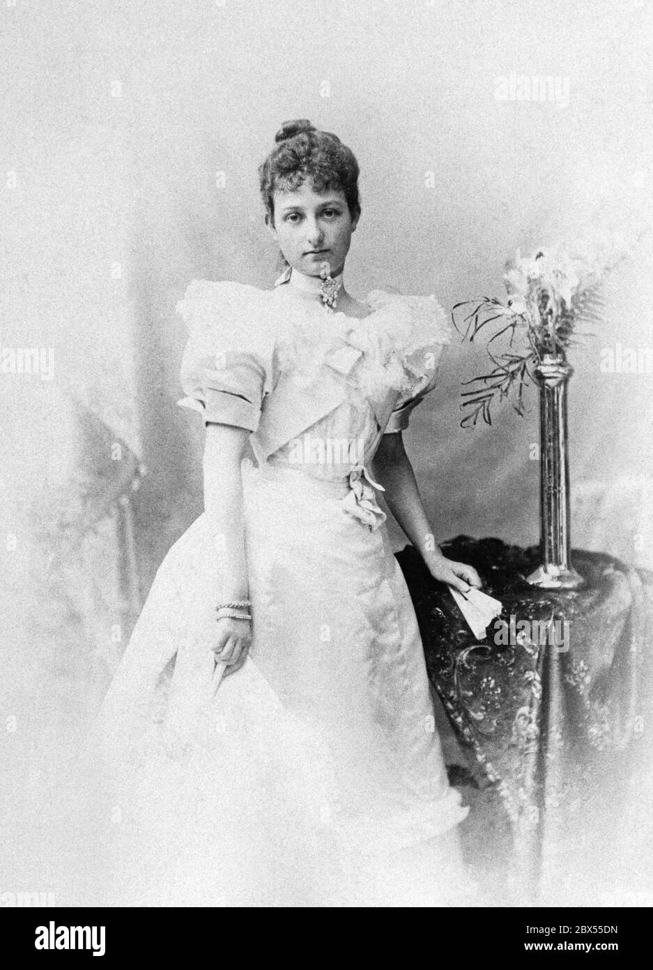 Photo of a distinguished young lady. The picture is undated Stock Photo ...