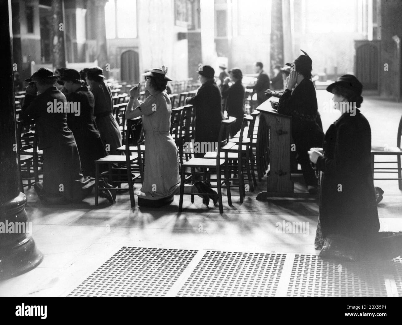 Private prayers Black and White Stock Photos & Images - Alamy