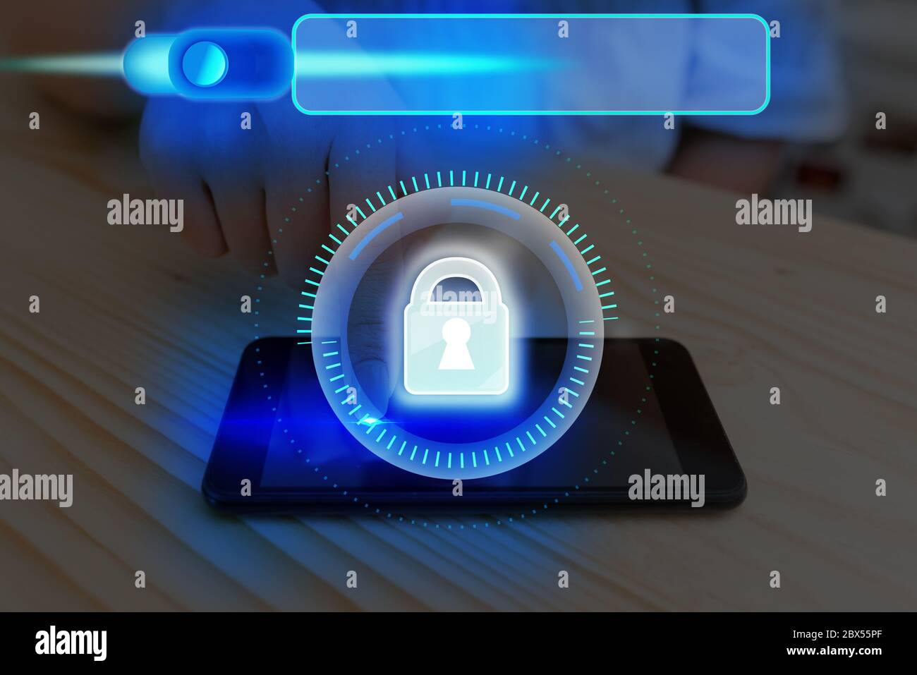 Graphics Padlock For Web Data Information Security Application System ...