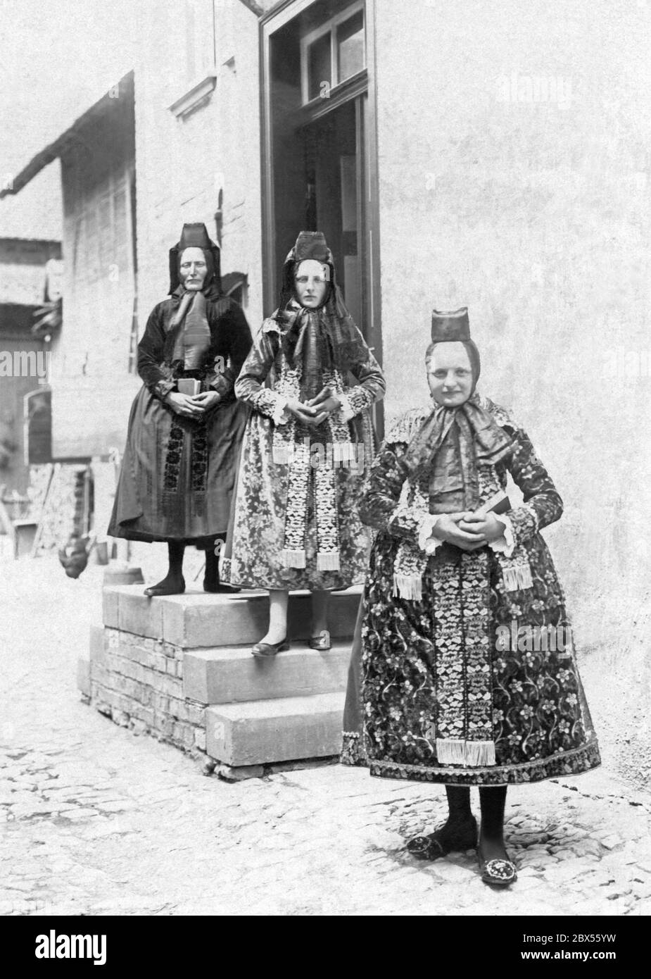 Hessian traditional costume Black and White Stock Photos & Images - Alamy