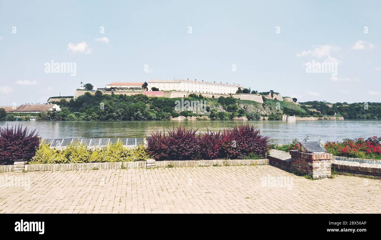 Beautiful images of Novi Sad city, located in Serbia. Buildings and ...