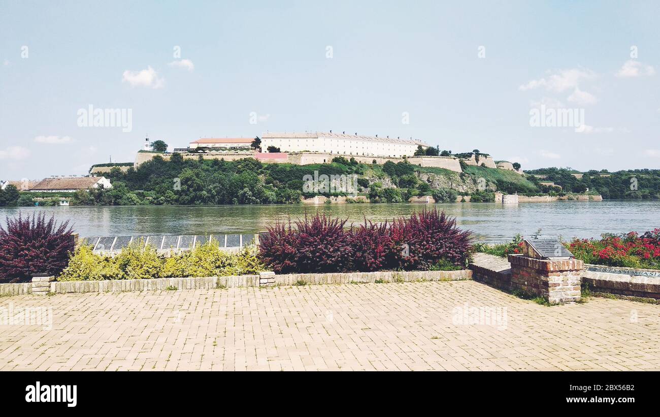 Beautiful images of Novi Sad city, located in Serbia. Buildings and ...