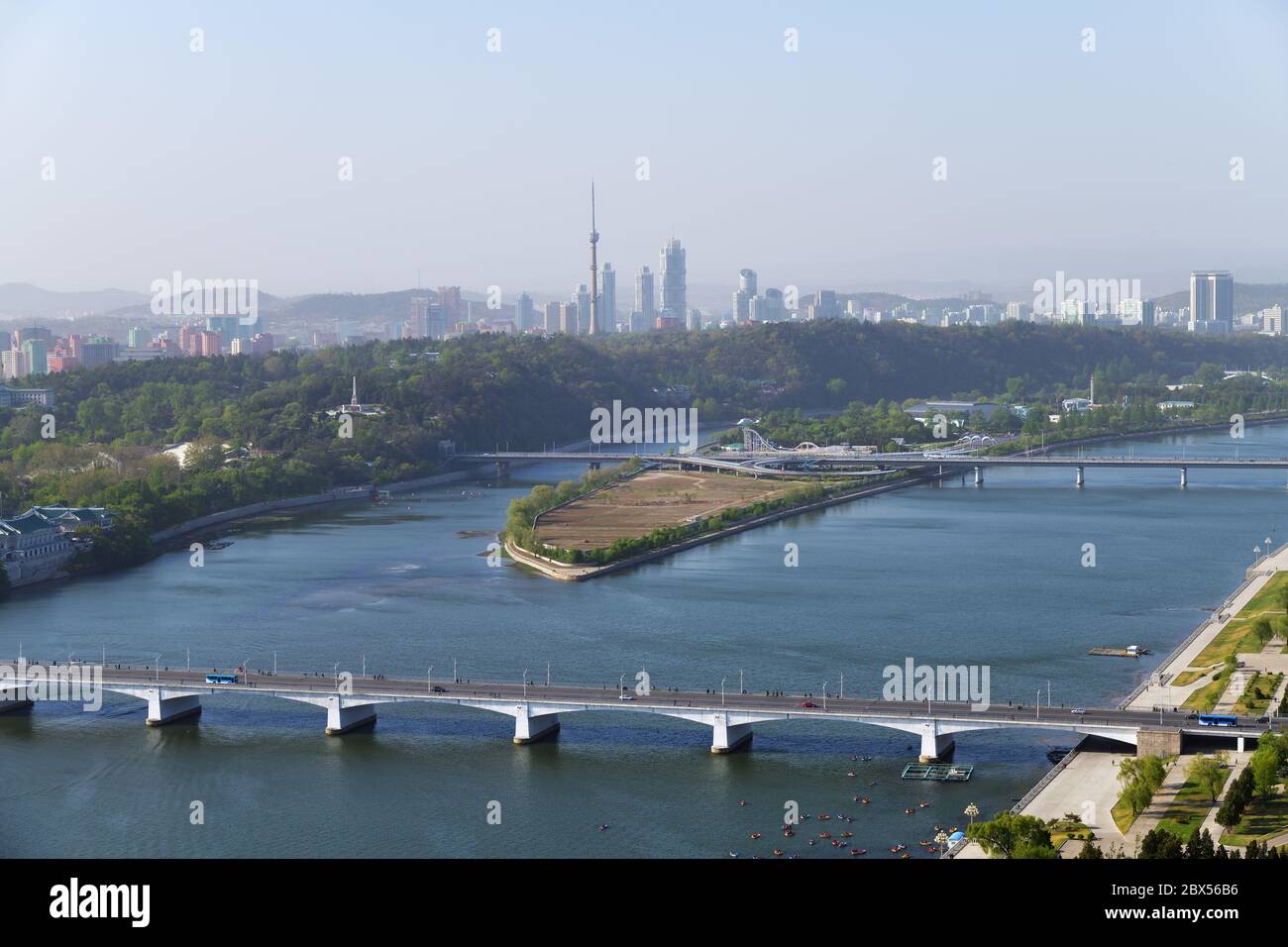 Pyongyang city skyline skyscrapers hi-res stock photography and images ...