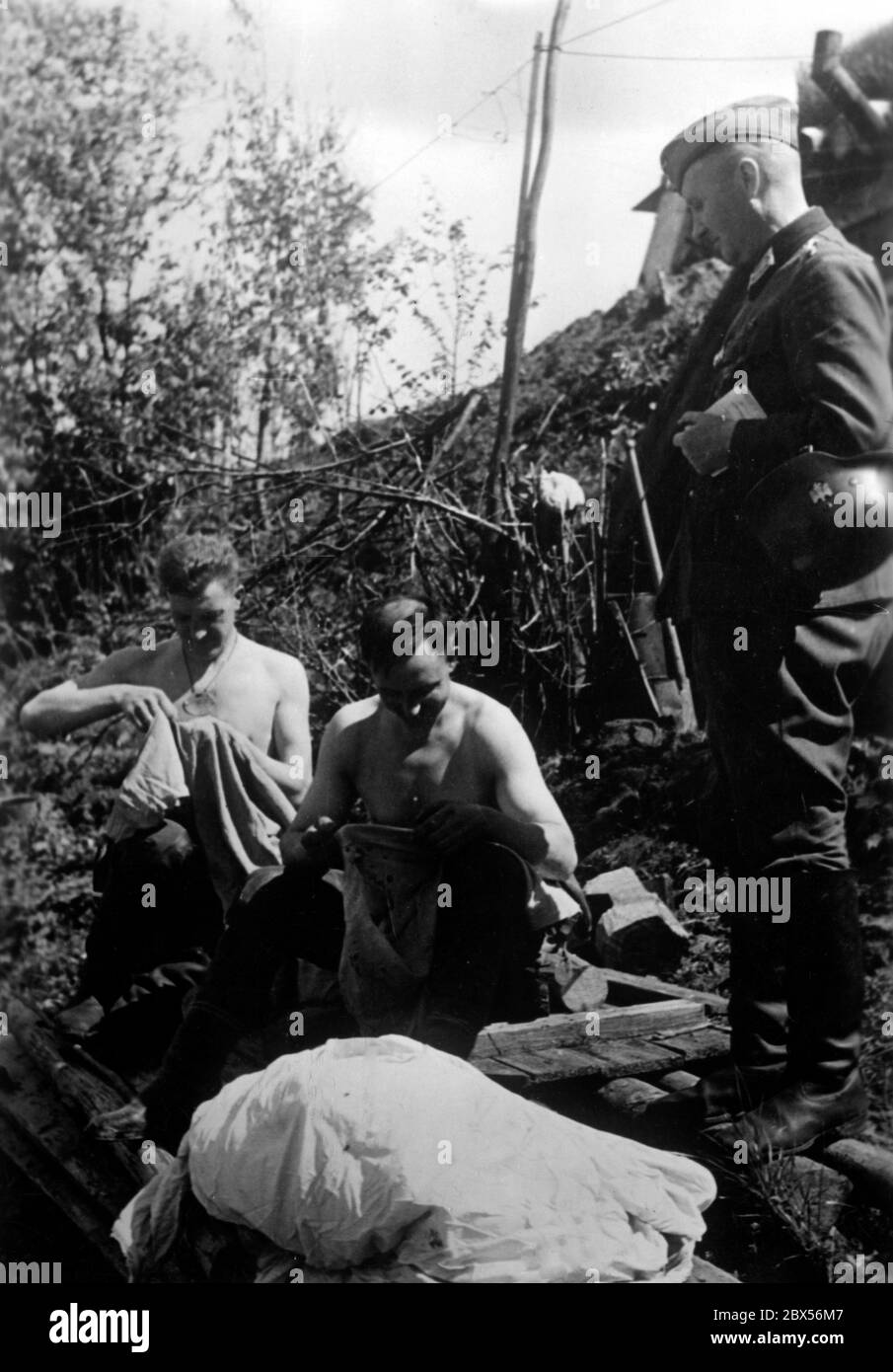 Kampfgruppe scherer fighting in the battle of kholm hi-res stock ...
