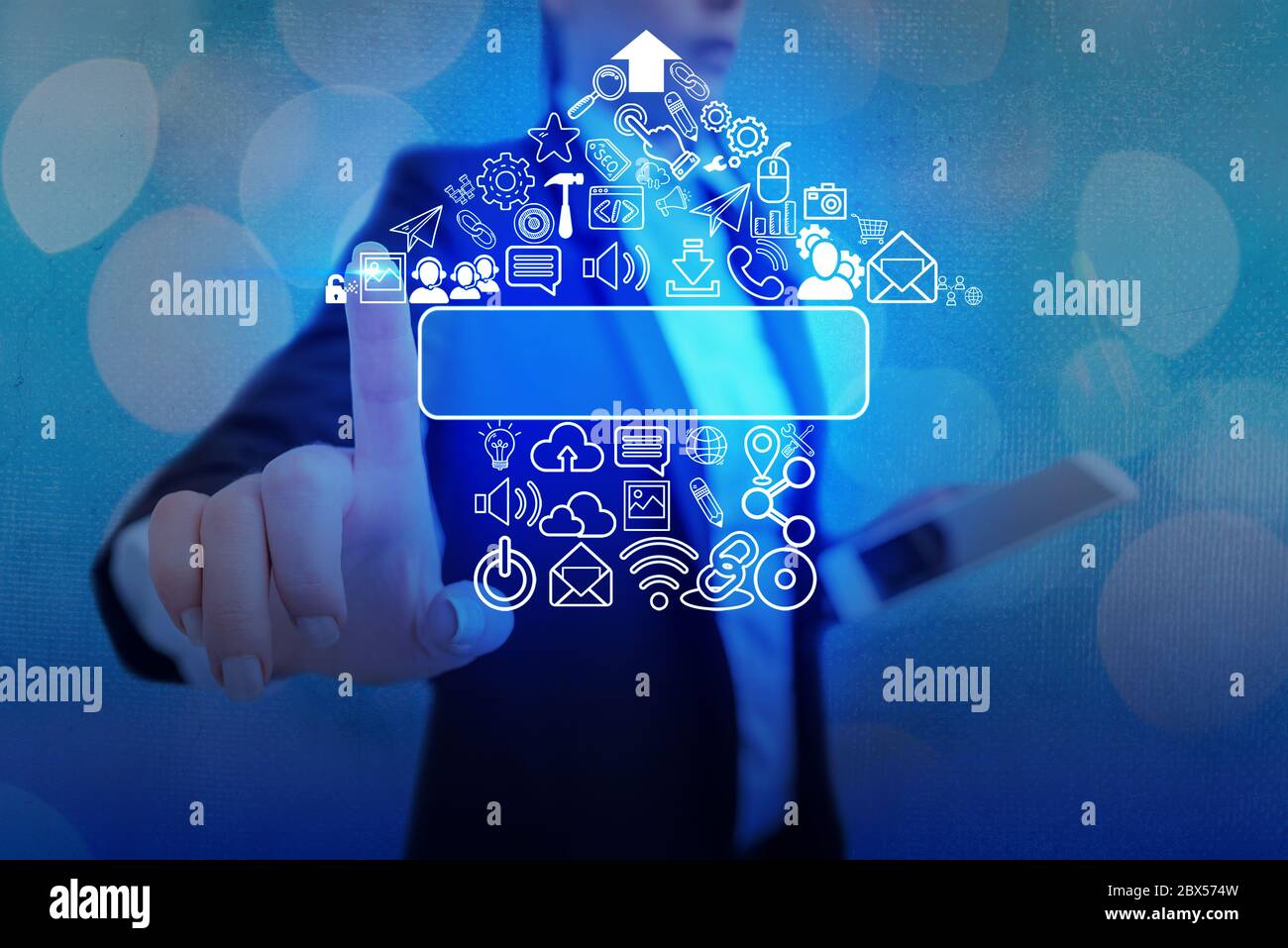 Information Digital Technology Network Connection Infographic Elements ...