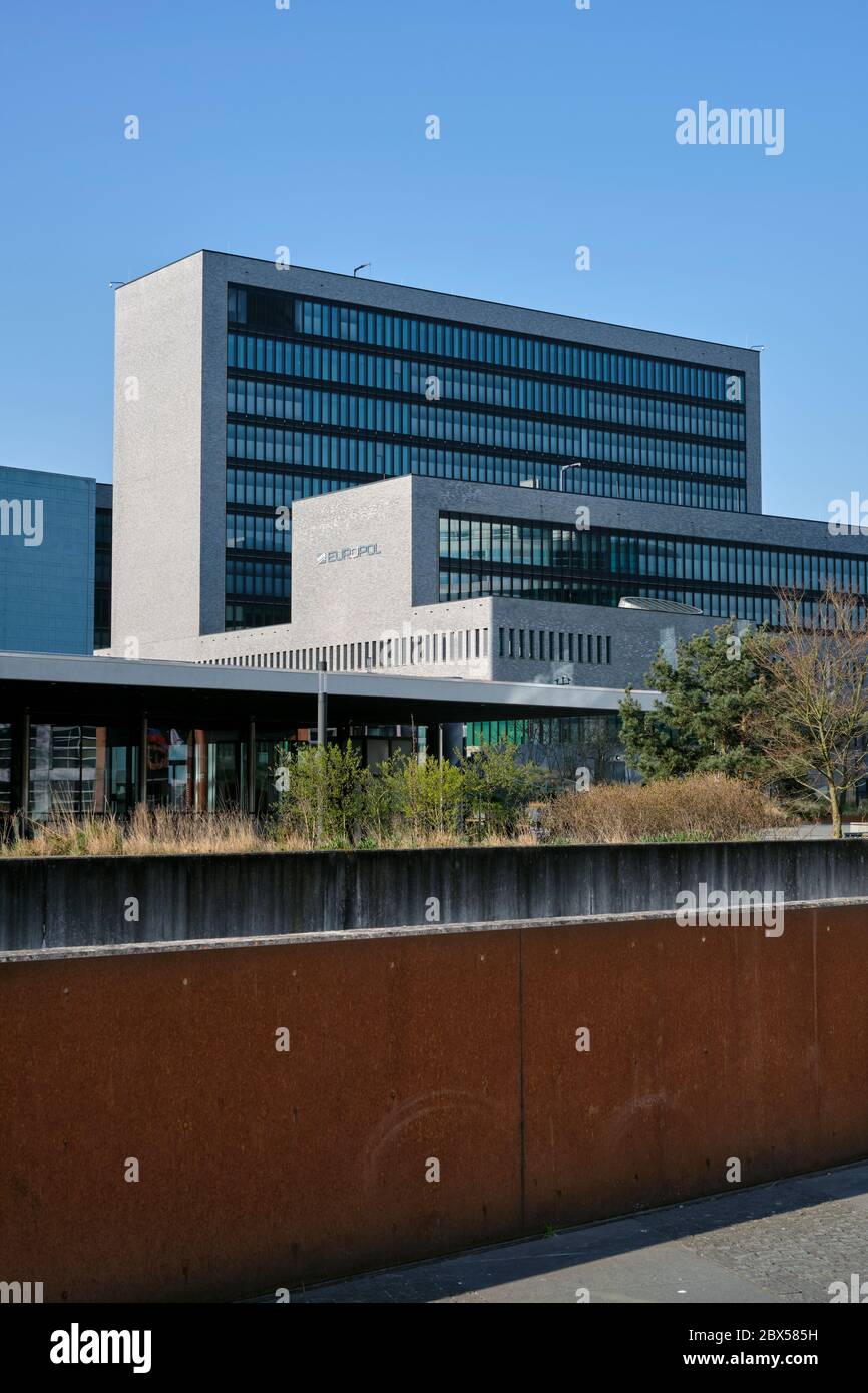 Europol headquarters, the law enforcement agency of the European Union ...
