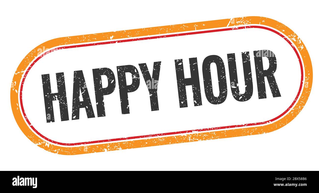 Happy Hour Stamp High Resolution Stock Photography and Images - Alamy