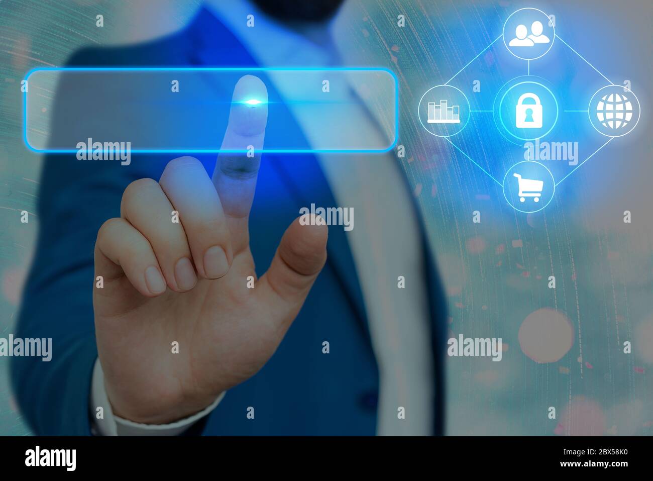 Information Digital Technology Network Connection Infographic Elements ...