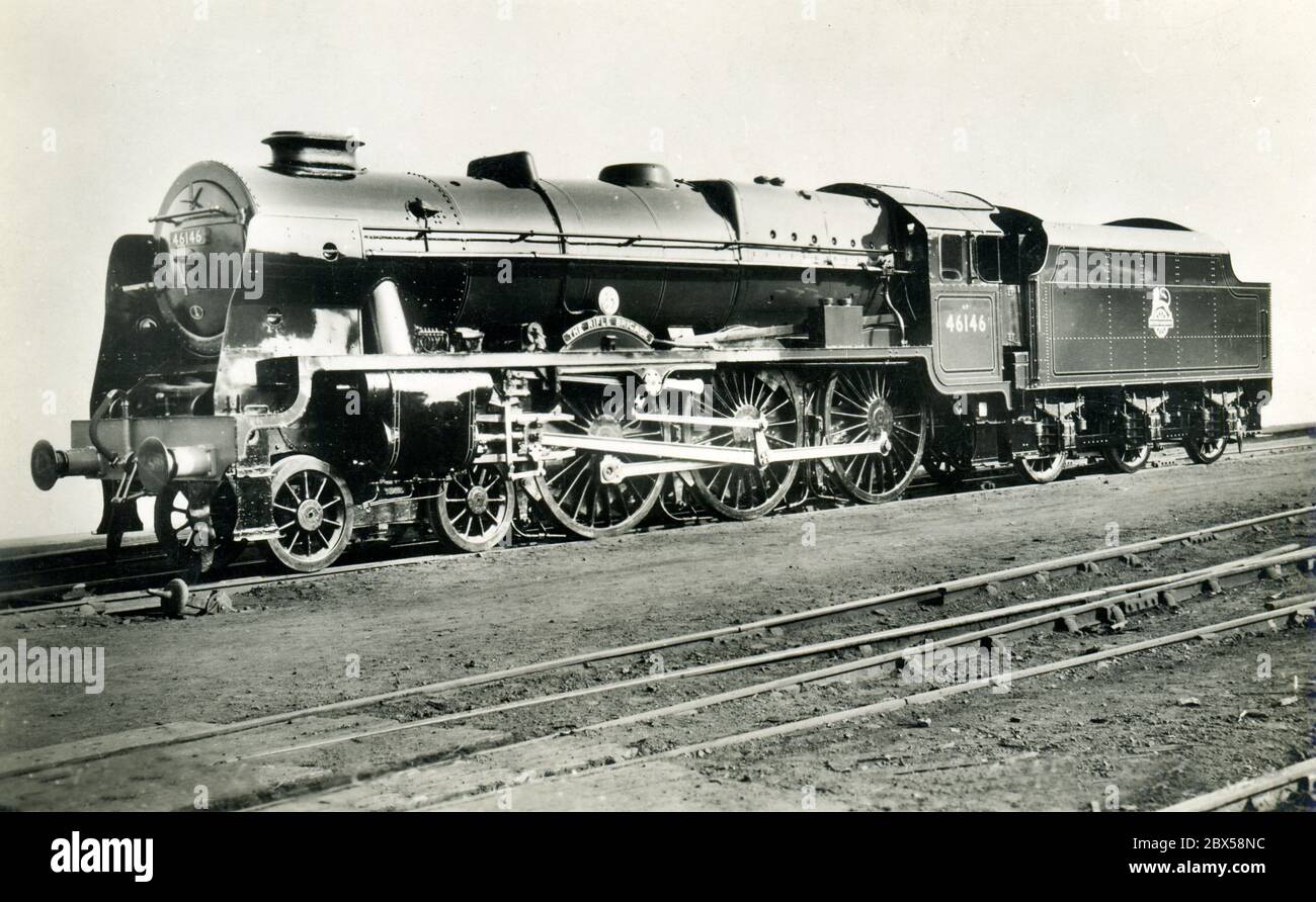 LNER steam locomotive, Royal Scot class engine, probably 1930 Stock ...