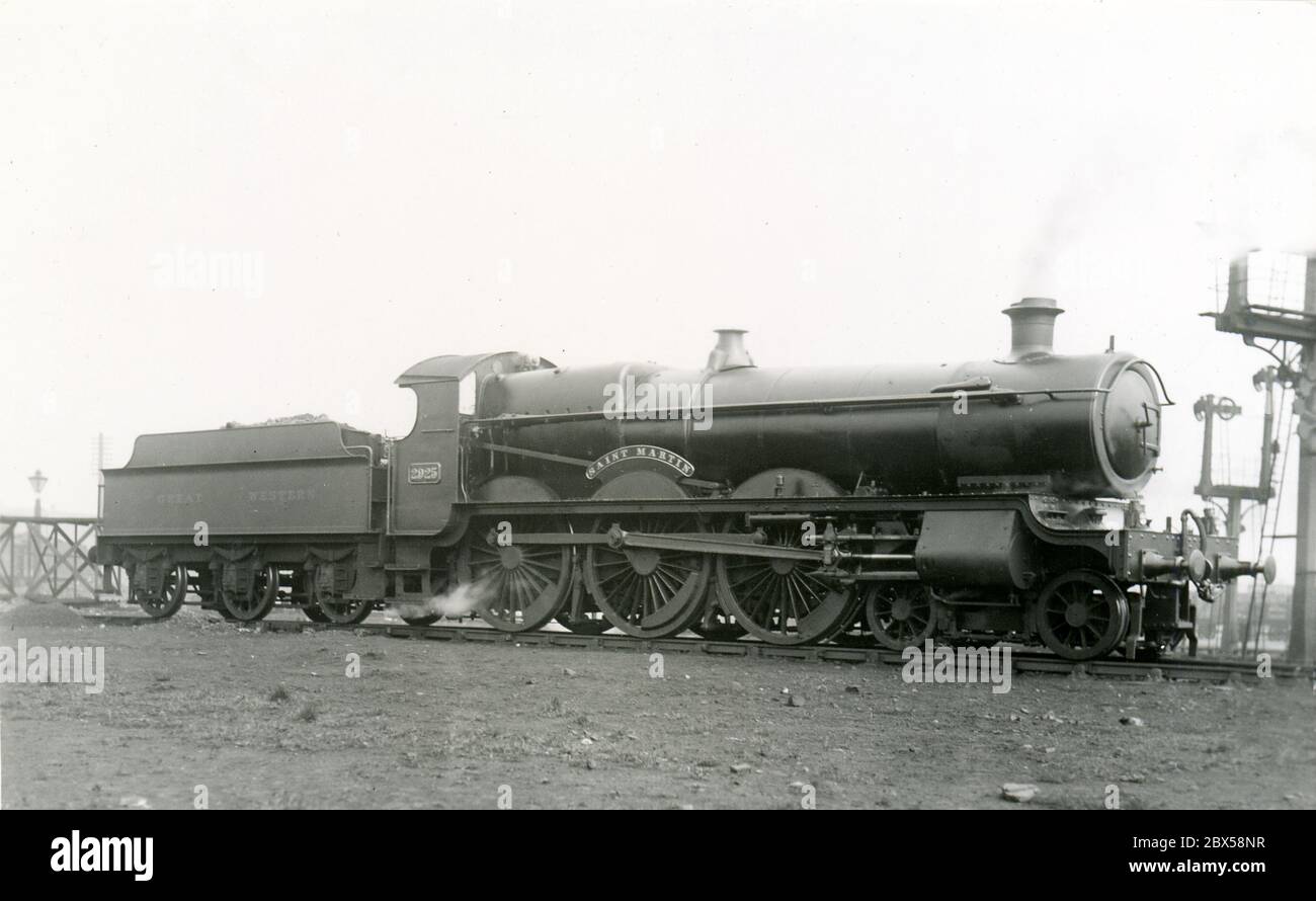 Saint Martin Great western steam locomotive, class engine 460, n. 2925 ...