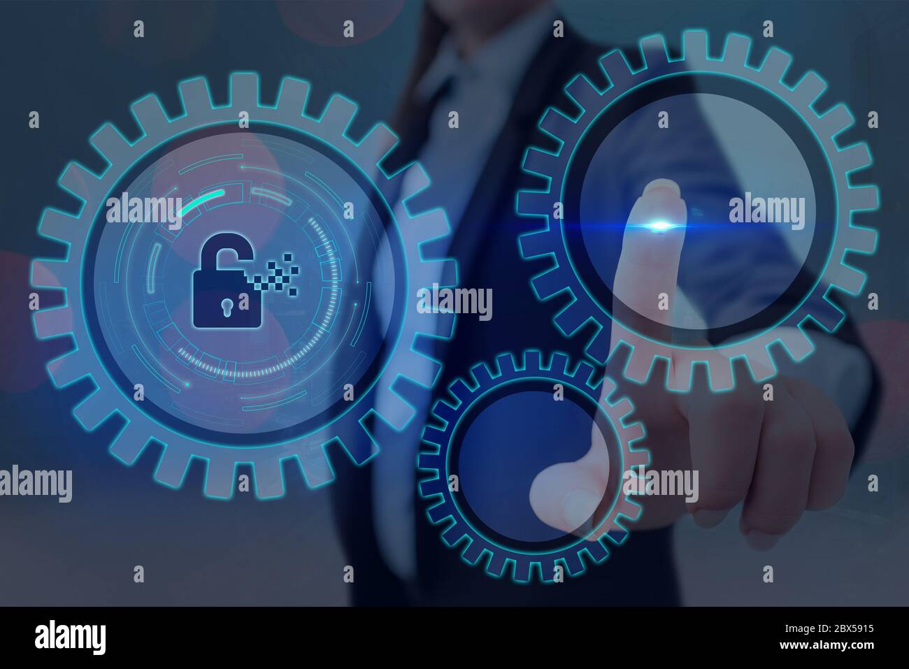 Graphics Padlock For Web Data Information Security Application System ...