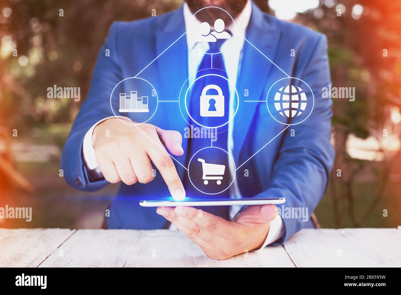 Information Digital Technology Network Connection Infographic Elements ...