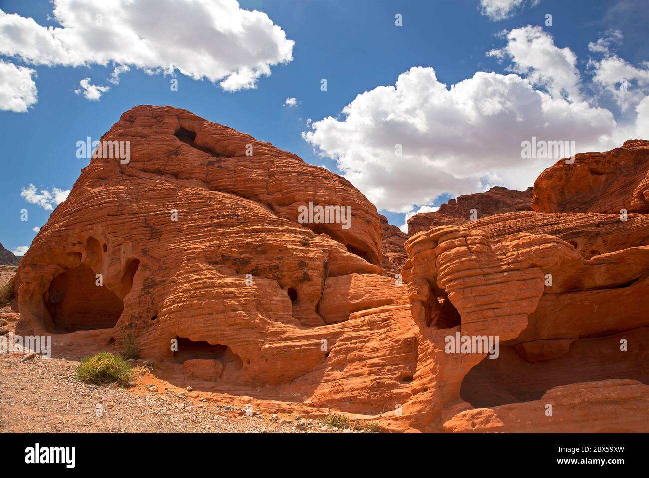The Beehive rock formations in the Valley of Fire State Park, Nevada ...