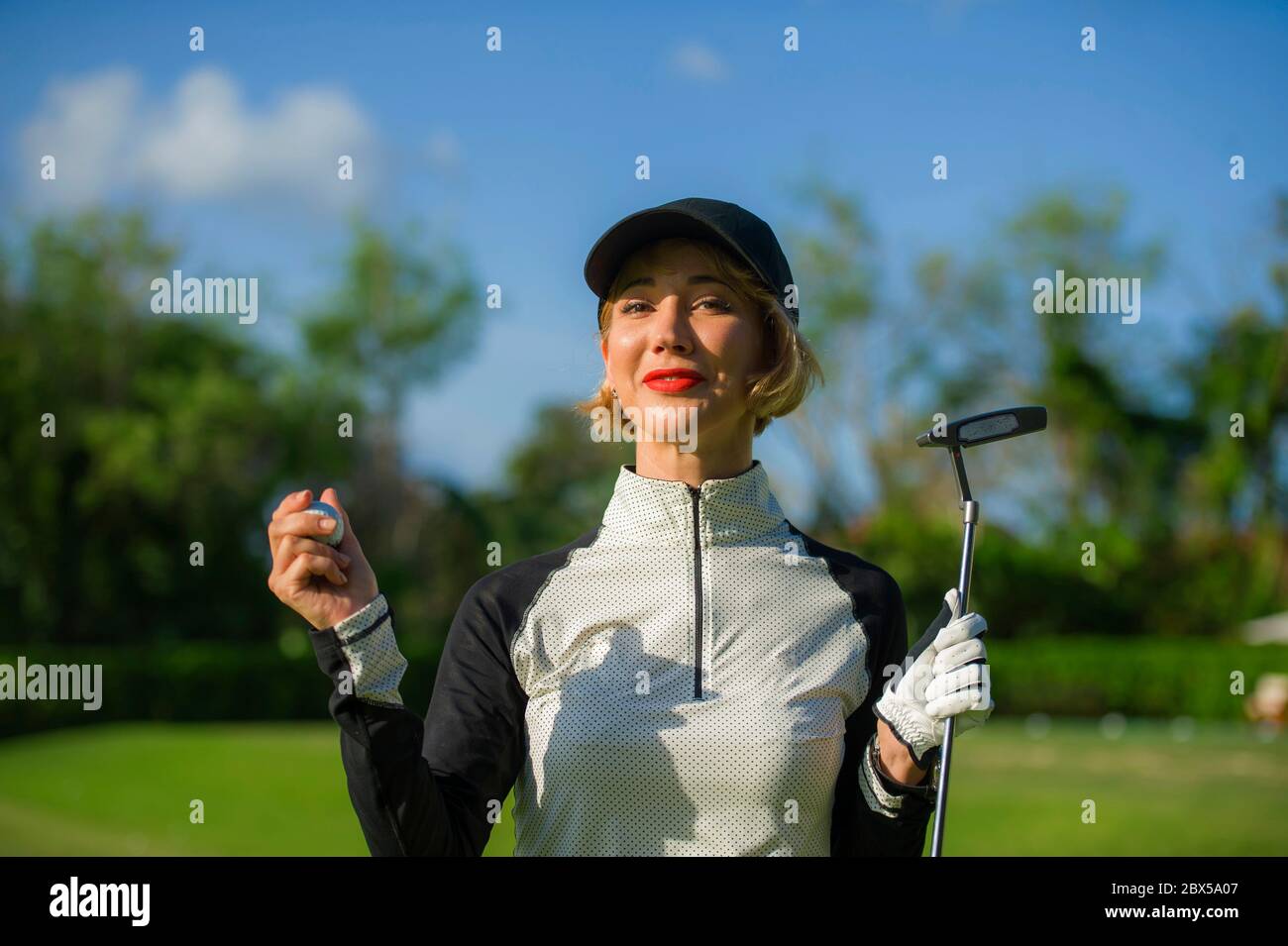 Beautiful Golf Girl High Resolution Stock Photography and Images - Alamy