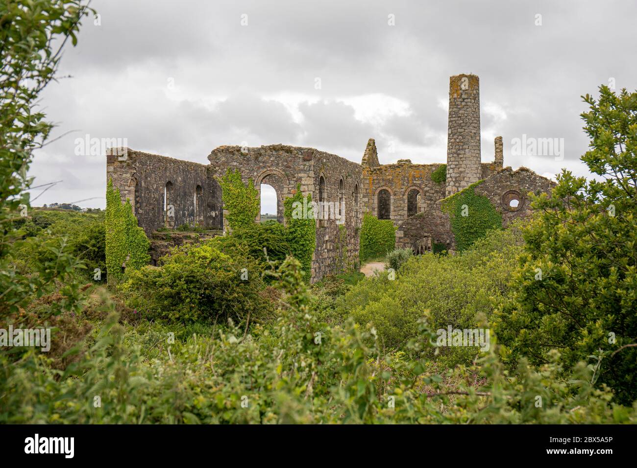 South Wheal Frances, tin and copper mine buildings, Great Flat Lode ...