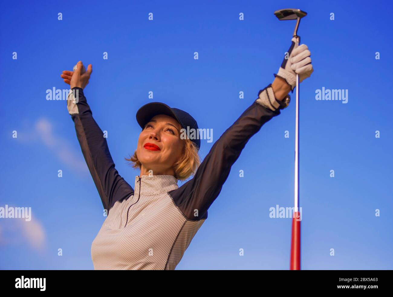 Golf victory hi-res stock photography and images - Alamy