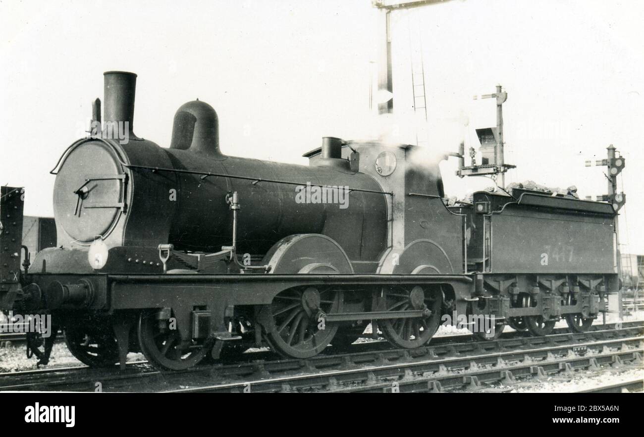 LNER steam locomotive, n. 7417, probably 1930 Stock Photo - Alamy
