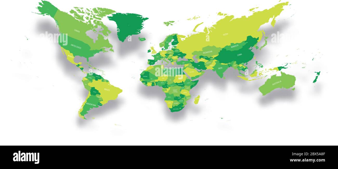 Distorted world map Stock Vector Images - Alamy