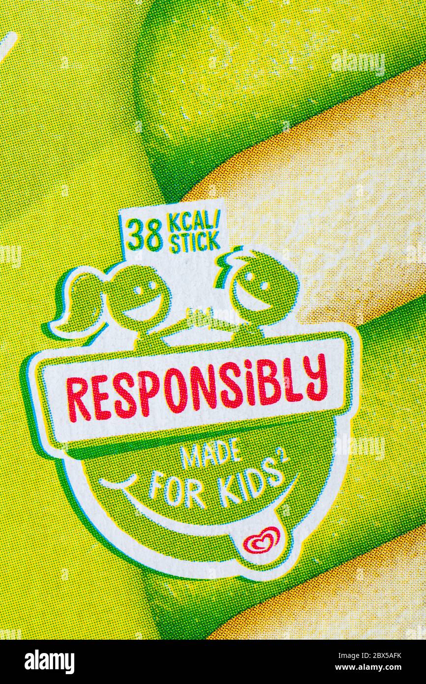 Responsibly made for kids symbol hi-res stock photography and images ...