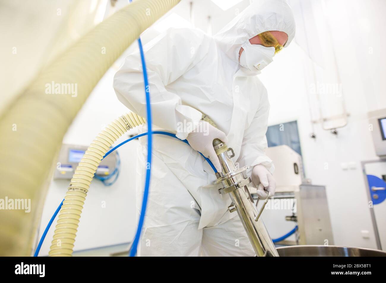 Manufacture of pharmaceuticals in chemistry laboratory, development ...