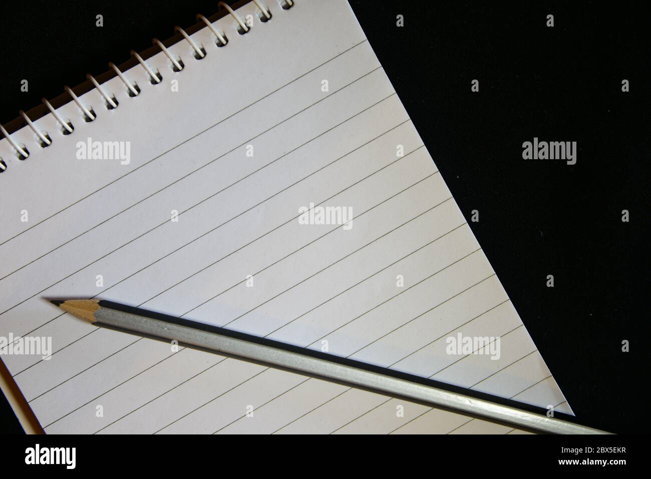 Pencil and ring bound pad hi-res stock photography and images - Alamy