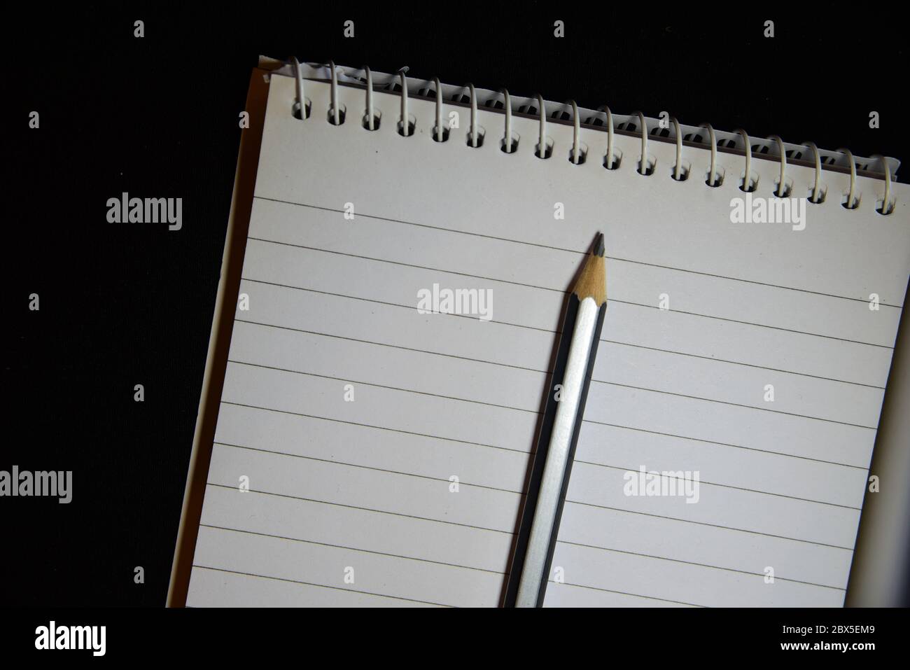 Pad and pencil Stock Photo - Alamy