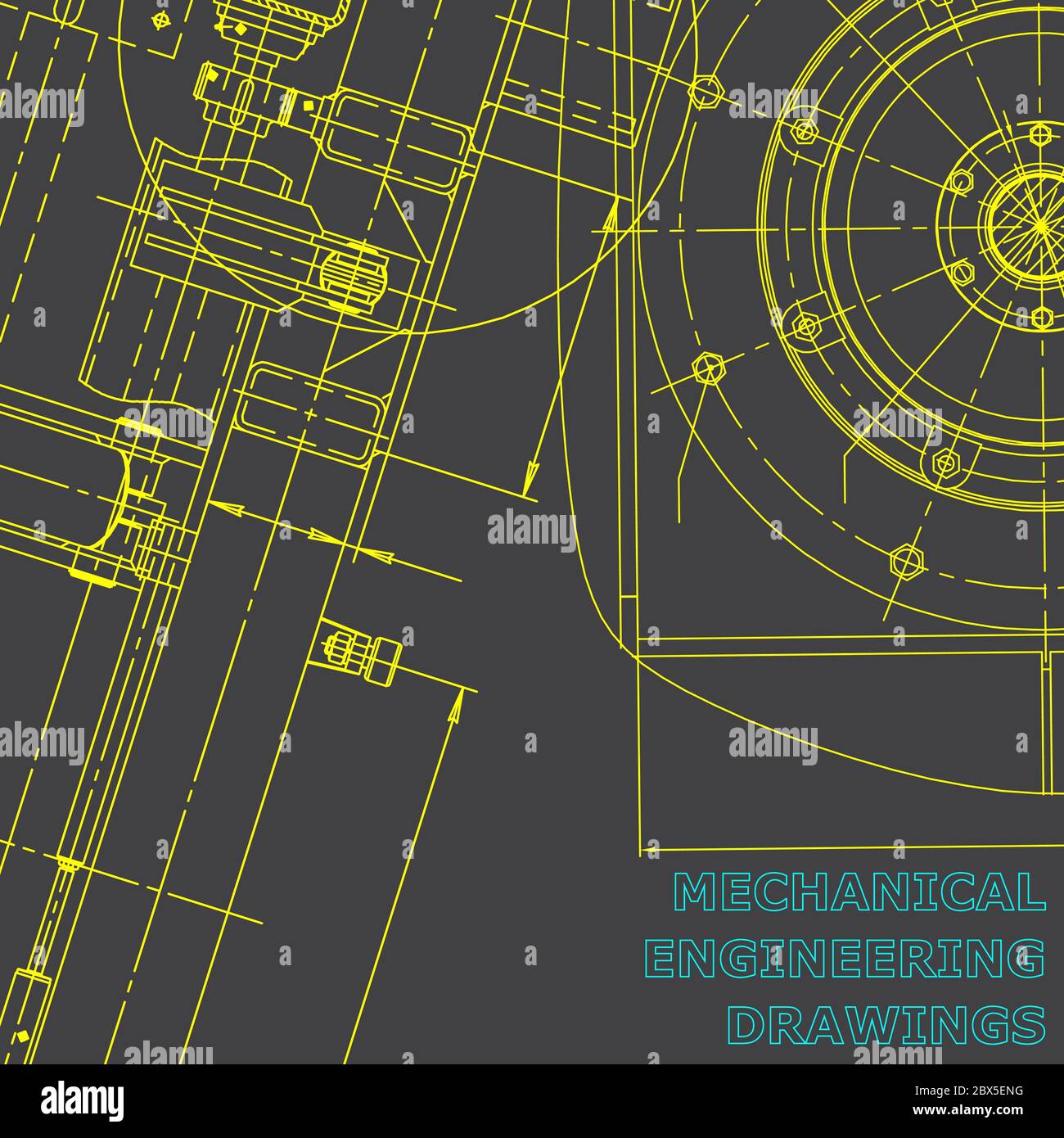 Computer aided design systems. Blueprint, scheme, plan, sketch. Gray ...