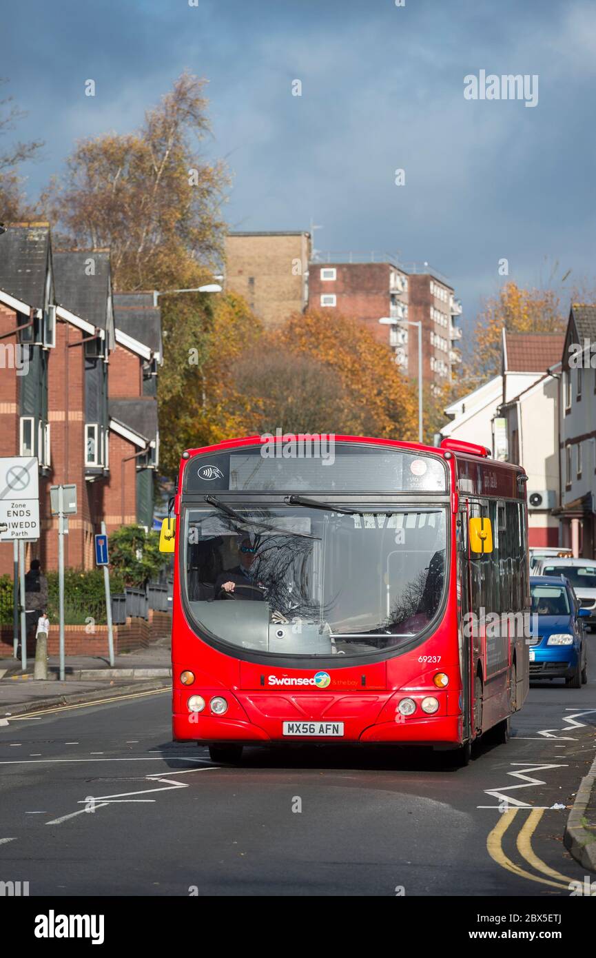 Swansea bus hi-res stock photography and images - Alamy