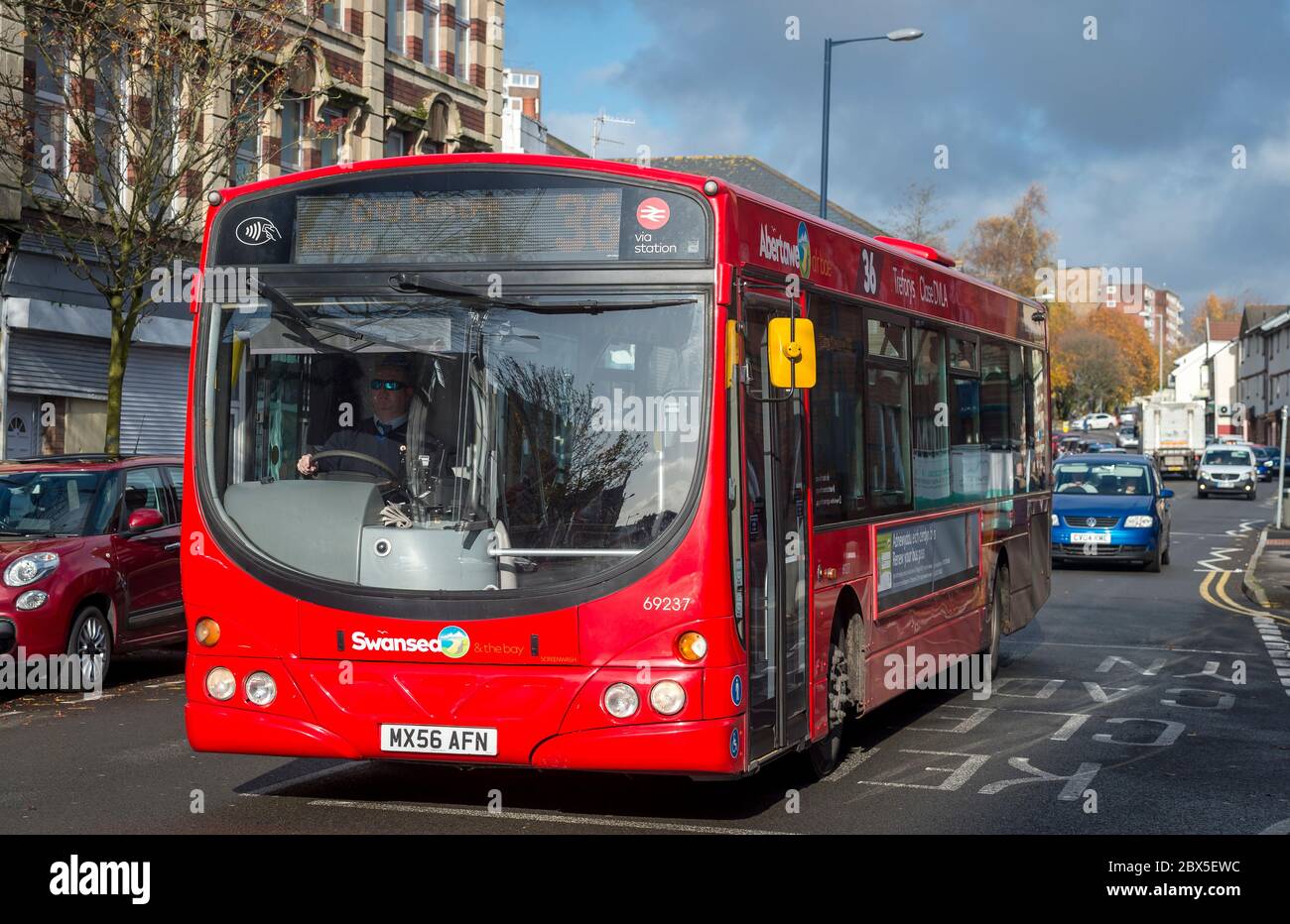 Swansea bus hi-res stock photography and images - Alamy